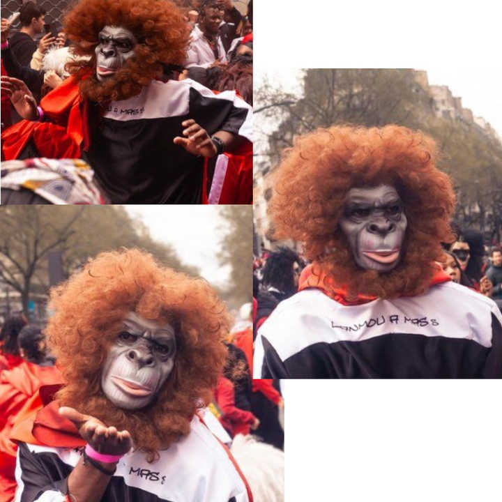 Funny Gorilla Chimp Monkey Mask - Perfect for Party Cosplay