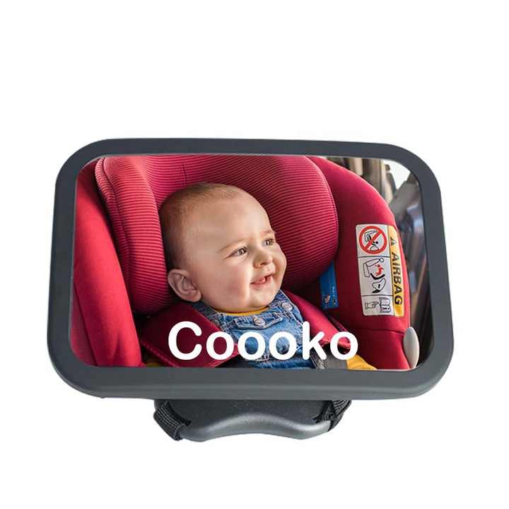 Shatterproof Safety Baby Mirror - Rear Facing Toy Car Mirror