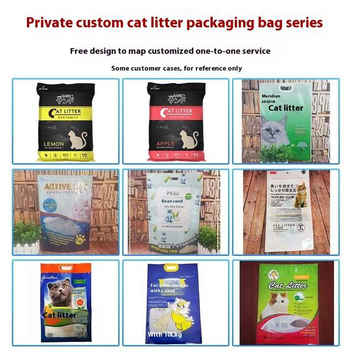 Custom 6-Litre Tofu Cat Litter Vacuum Bag Bentonite Cat Litter ...