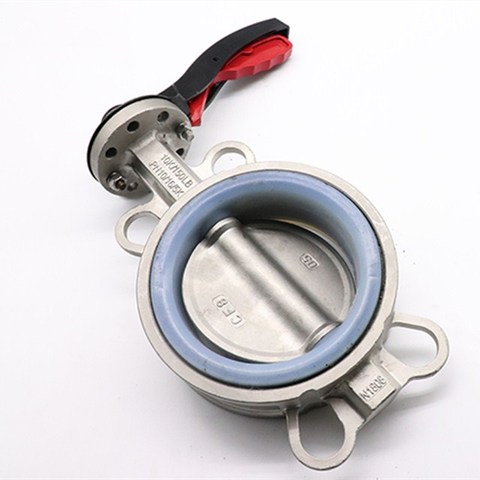 DN1300 low pressure ss304 ventilation welding butterfly valve without ...