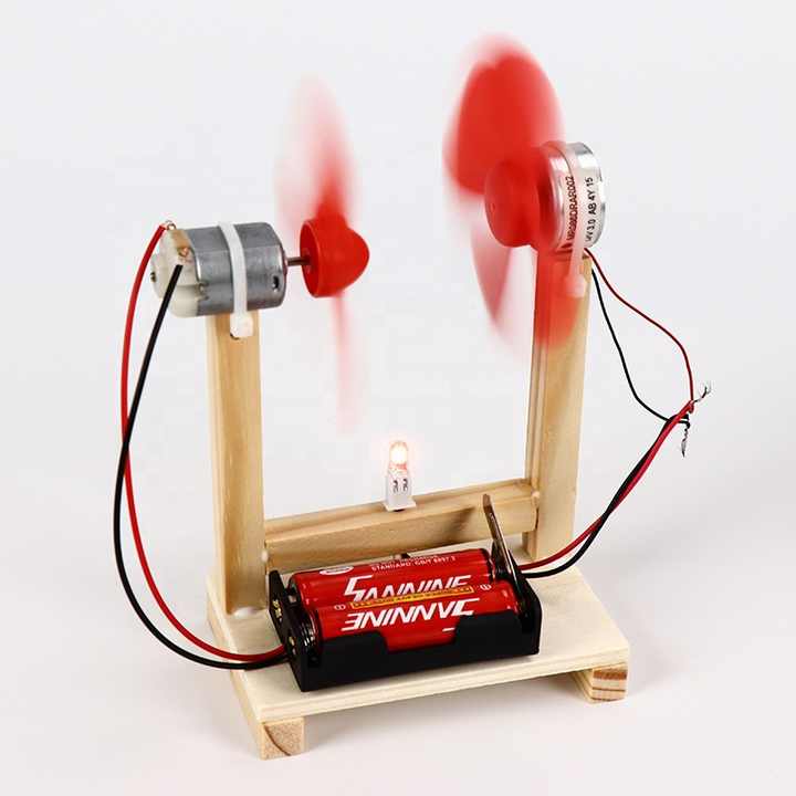 Kid Experiment Education Science Wind Power Generation Mini Diy ...