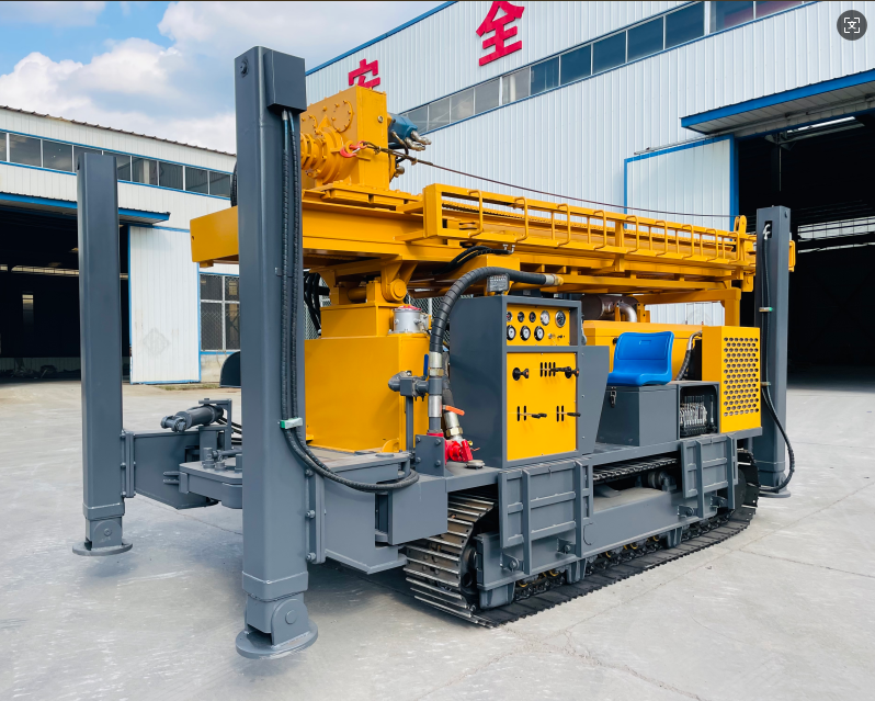 Crawler Type 180 Meter Water Well Core Drilling Rig New Diesel Engine ...