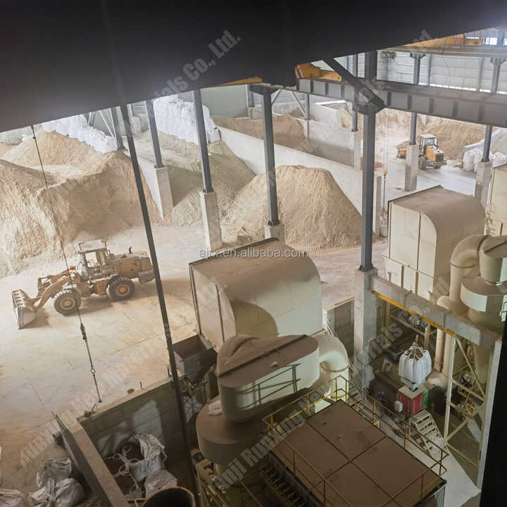 China Calcined Kaolin Powder Poder K95 K90 95% Sand Paint Block Shanxi ...