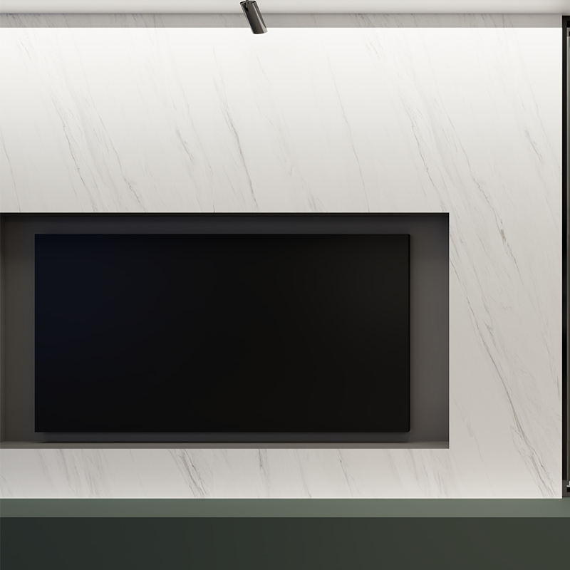 "Customizable Modern Artificial Quartz Slab Vanity Top Calacatta White ...