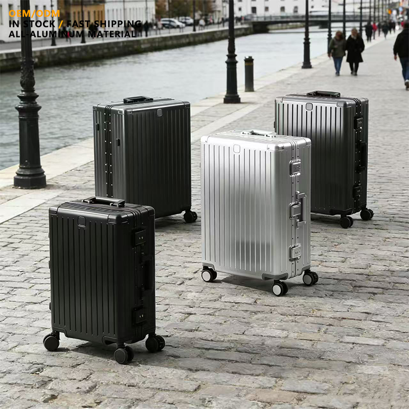 20/24/26/29 Inch Business Luggage Luxury Full Aluminum Travel Suitcase ...