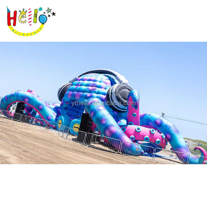 Customizable Giant Inflatable Octopus Stage for Exhibition Display ...