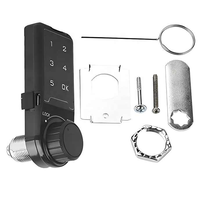 Keyless Electronic Combination Cam Locker Lock 5 Digital Password ...