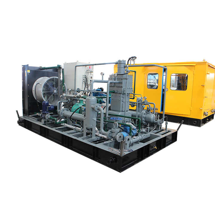 High Integration Skid-Mounted CNG Compressor Inlet 2Bar Discharge ...