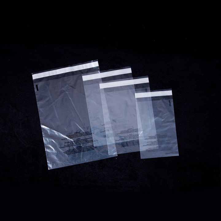 Custom 5 X 7 LDPE Self Adhesive Clear Poly Bags Plastic Suffocation ...