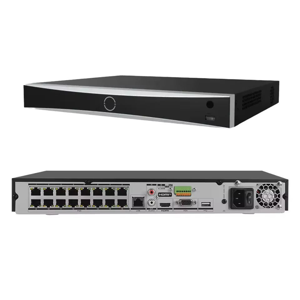 HIK 8MP NVR 16-Channel 4K AcuSense CCTV IP Security Network Video ...
