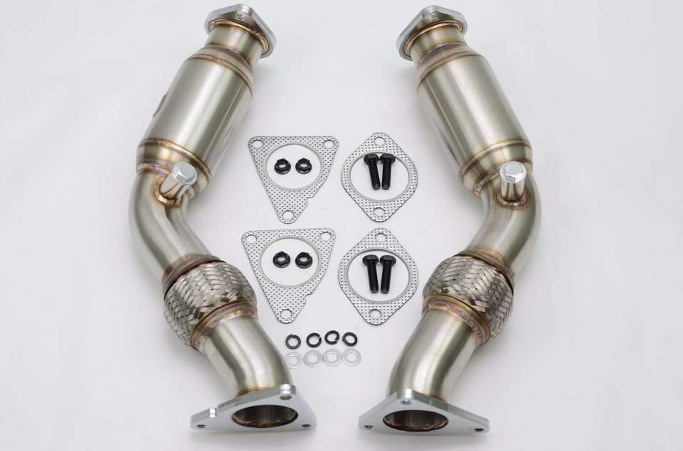 New 370Z G37 350Z Exhaust Pipe VQ37HR VQ35HR Anti-reversion Chamber for ...