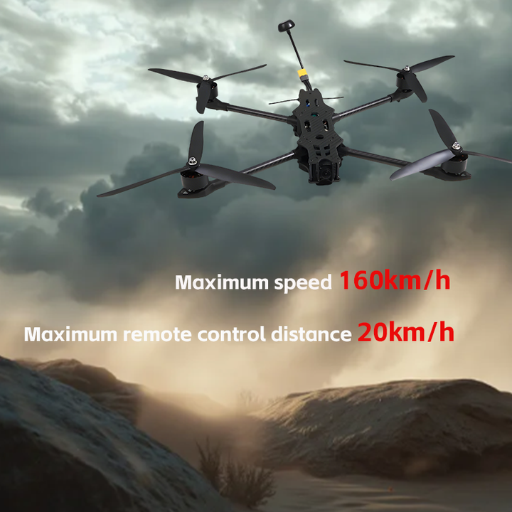 10 Inch Fpv Long Range Freestyle 6s 8000/10000mAh FPV Drone with Caddx ...