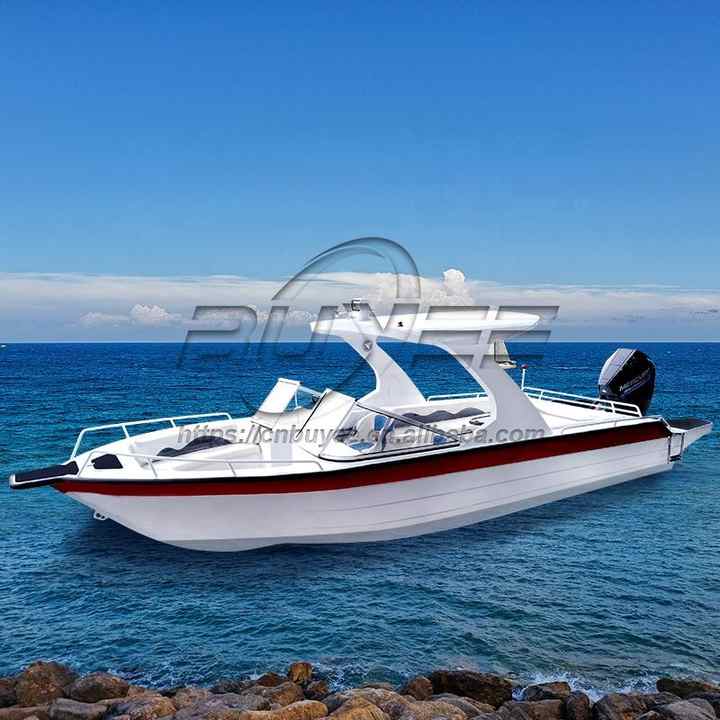 New Design Offshore Fishing Boat Cheap Commercial Aluminum Boat 22.3Ft ...