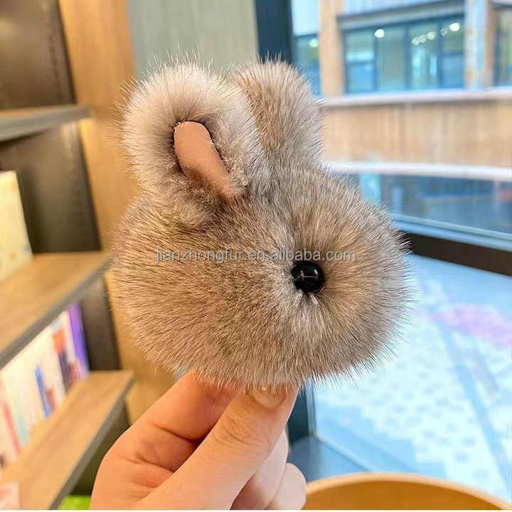 Mini Bunny Bag Pendant Cute Ins Car Keychain with No Hair Loss ...