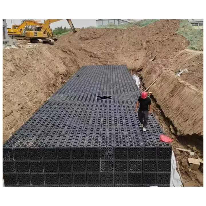 Underground Stormwater Infiltration Basin System, Large Tensile ...