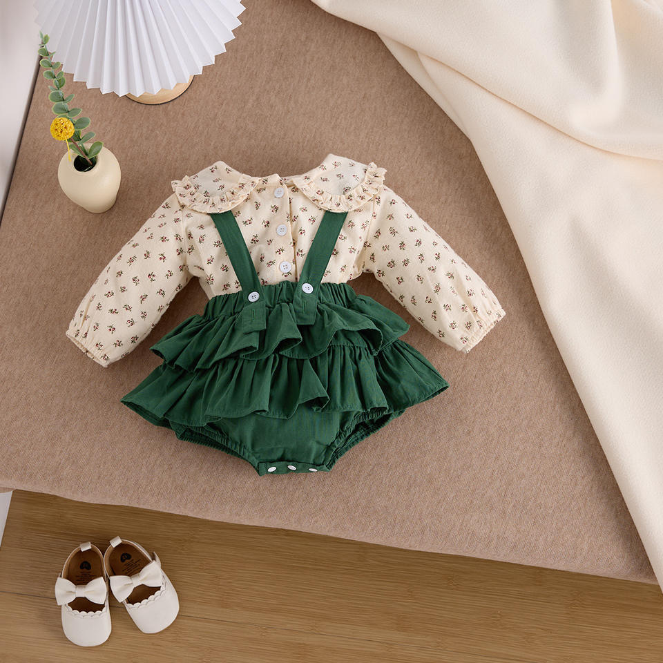 Angou 0-3 Years Old Autumn Infant Custom Floral Top Newborn Fashion ...