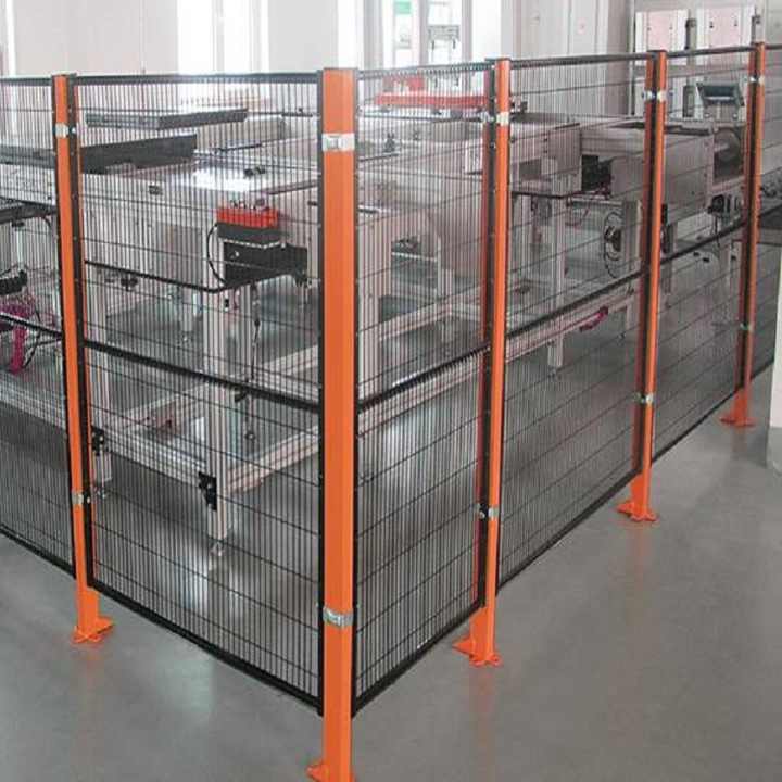 Robotic Safety Fence for Warehouses Production Lines Nature Wood Type ...