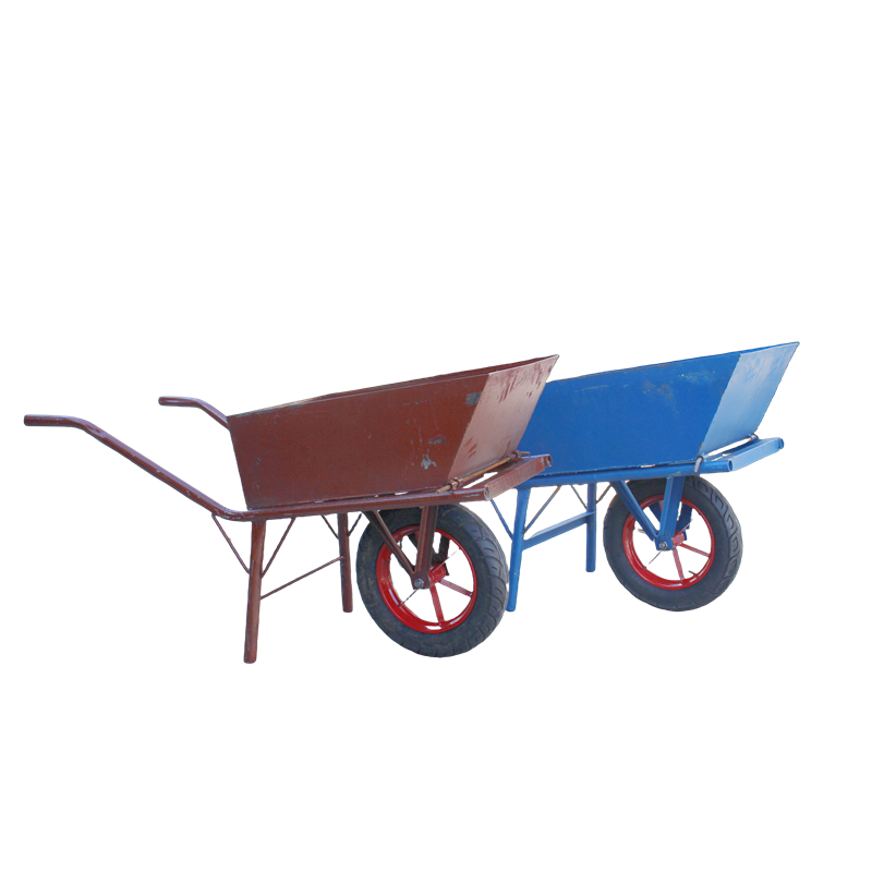 Heavy Duty Steel Wheelbarrow Industrial Professional Square Metal ...