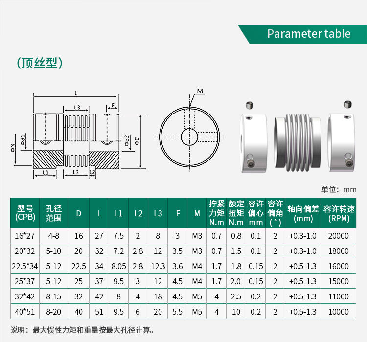 High-Torque GRC Servo Motor Det LK6 Aluminum Alloy CPB Spring Coupling ...