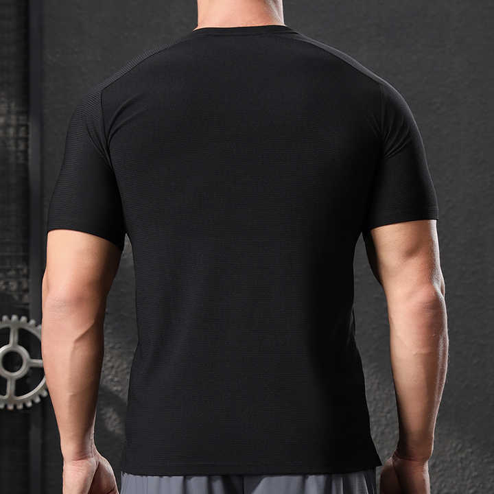95% Polyester 5% Spandex 240 Gsm Heavyweight Texture Blank O Neck Men's ...