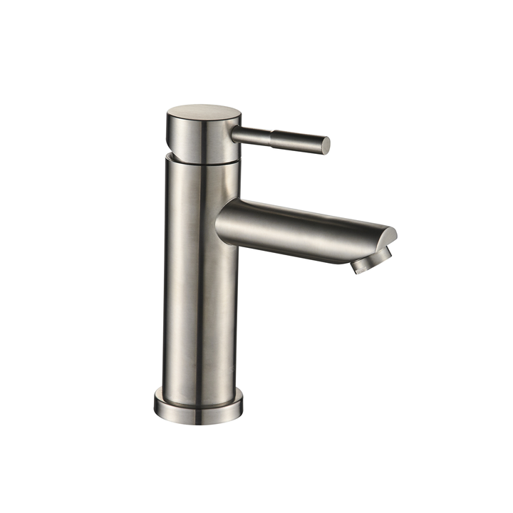 Contemporary Style Deck Mounted Short Basin Faucet Single Hole Bathroom ...