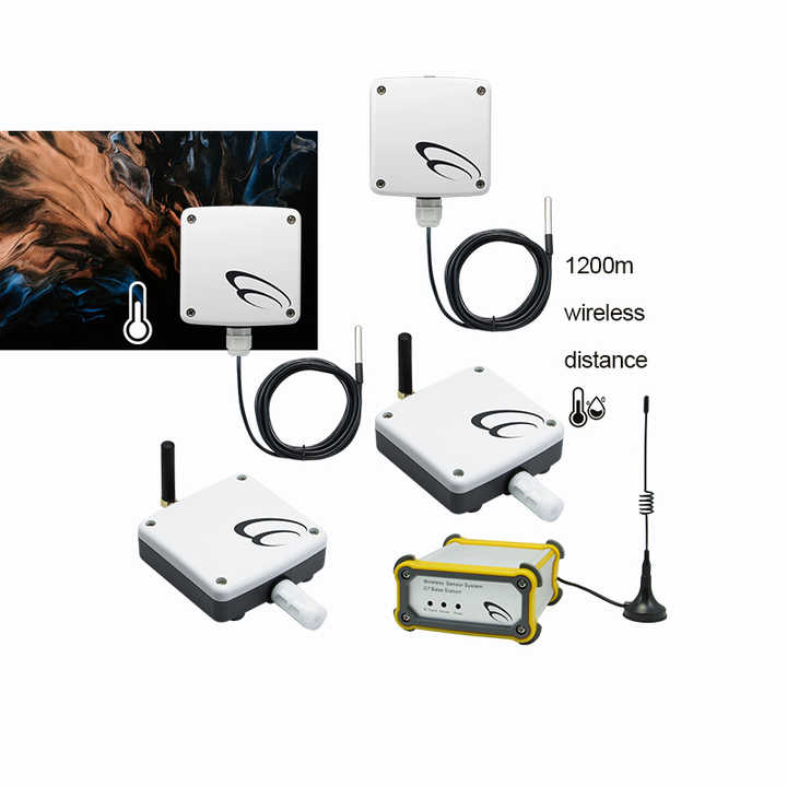 Smart iot wireless temperature sensor Temperature humidity data logger smart