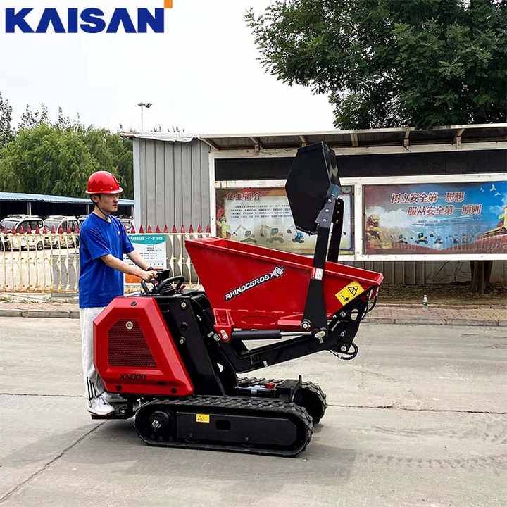 Fully Hydraulic 800KG diesel Engine Powered Track Transporter Mini ...