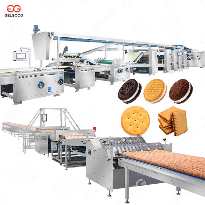 High Productivity Completed Crispy Cracker Hard Biscuit Machine and ...