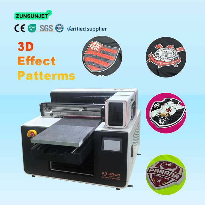 A3 Uv Dtf Sticker and Labels Printer Flatbed with Laminator Paper and ...