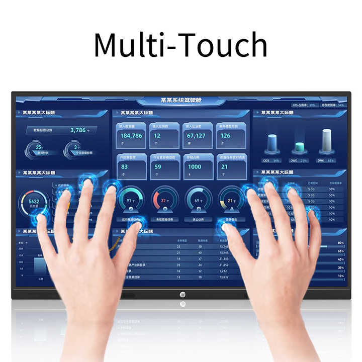 55 65 75 86 98 110 Inch 4K All in One Interactive Whiteboard Digital Smart Board Touch Screen ...