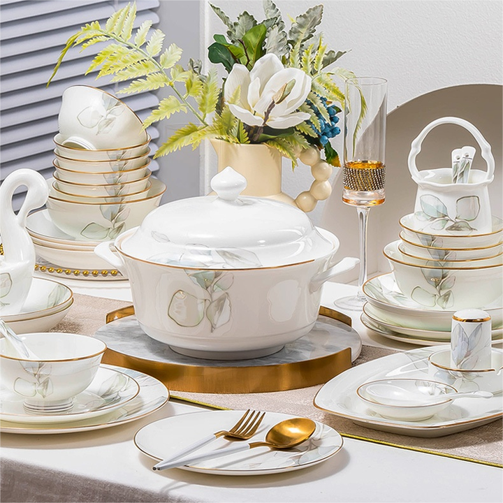 Shop Our OEM/ODM Luxury European Style Decal Dinnerware Sets