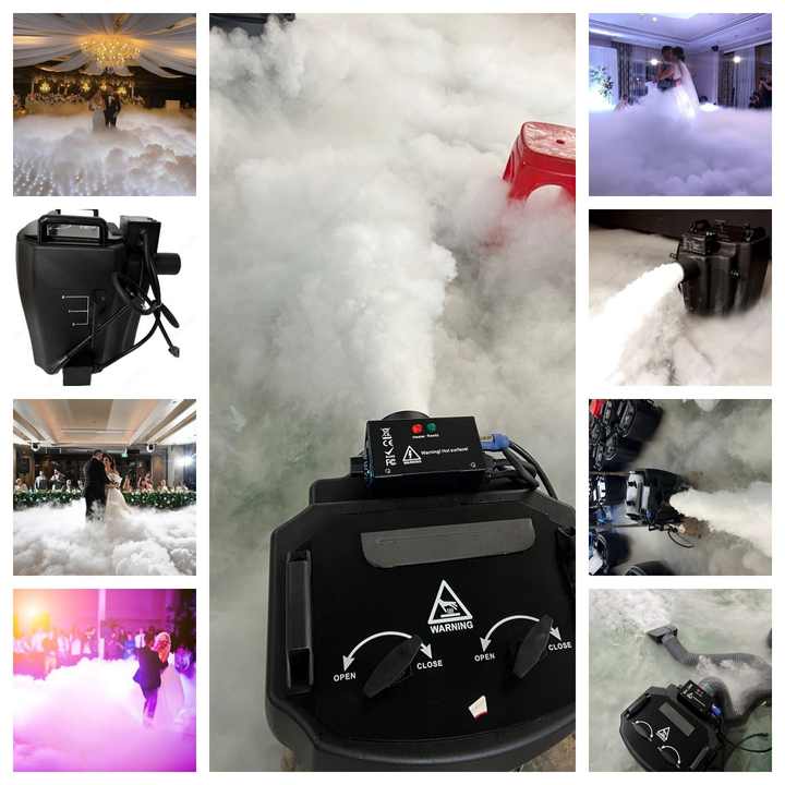 Marriage First Dance Nimbus DMX 3500W Dry Ice Machine Low Fog and Smoke ...