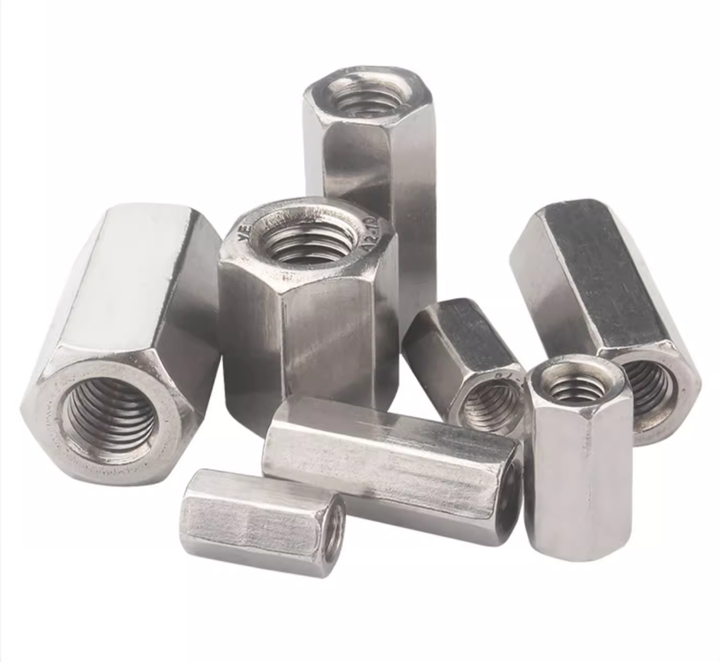 M3 M4 M5 M6 M8 M10-M24 A2-70 304 Stainless Steel DIN6334 Hexagon Hex Extended Long Rod Coupling ...