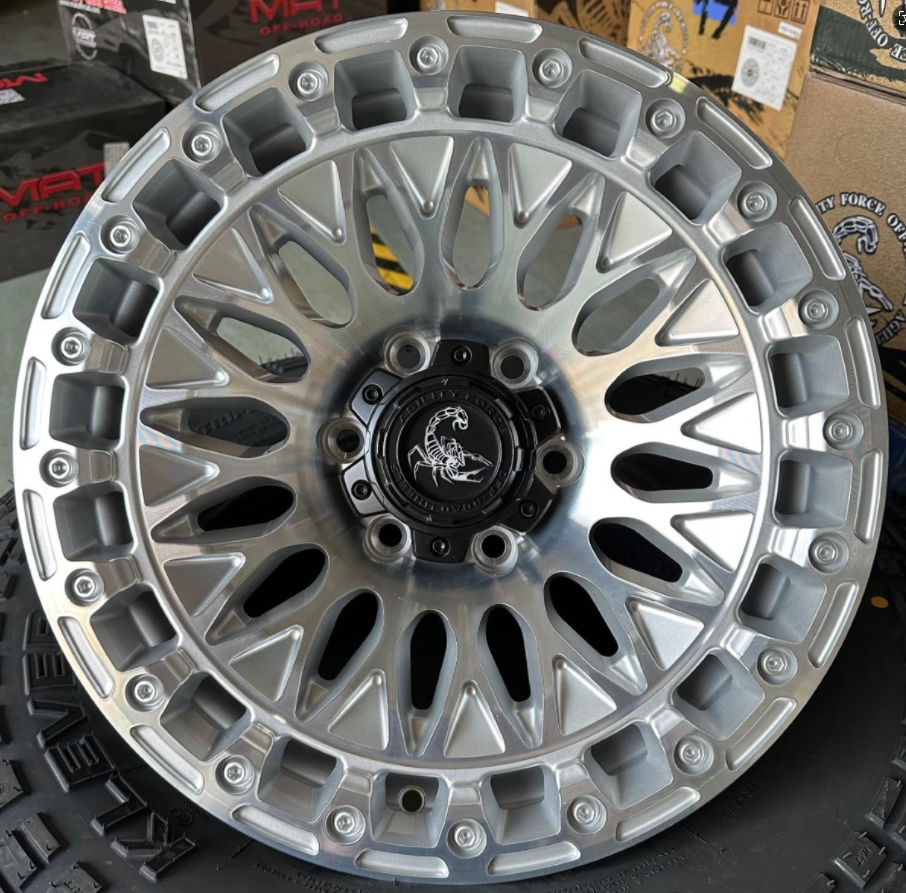 Rim Factory Wholesale Price Alloy Rims 4x4 Mags Deep Mesh Design 17 18 ...