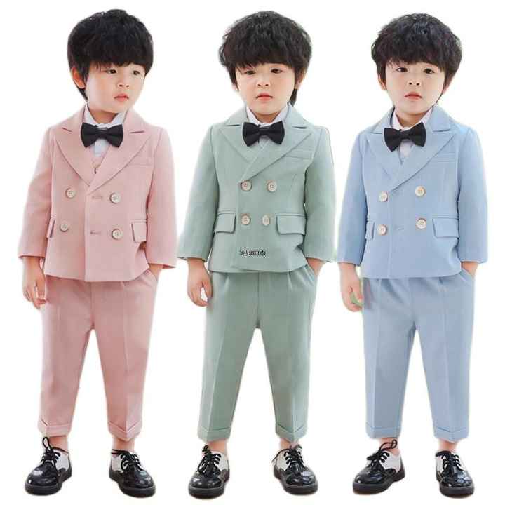 Flower Boys Formal Wedding Suit Newborn Baby Kids1 Year Birthday Suit ...