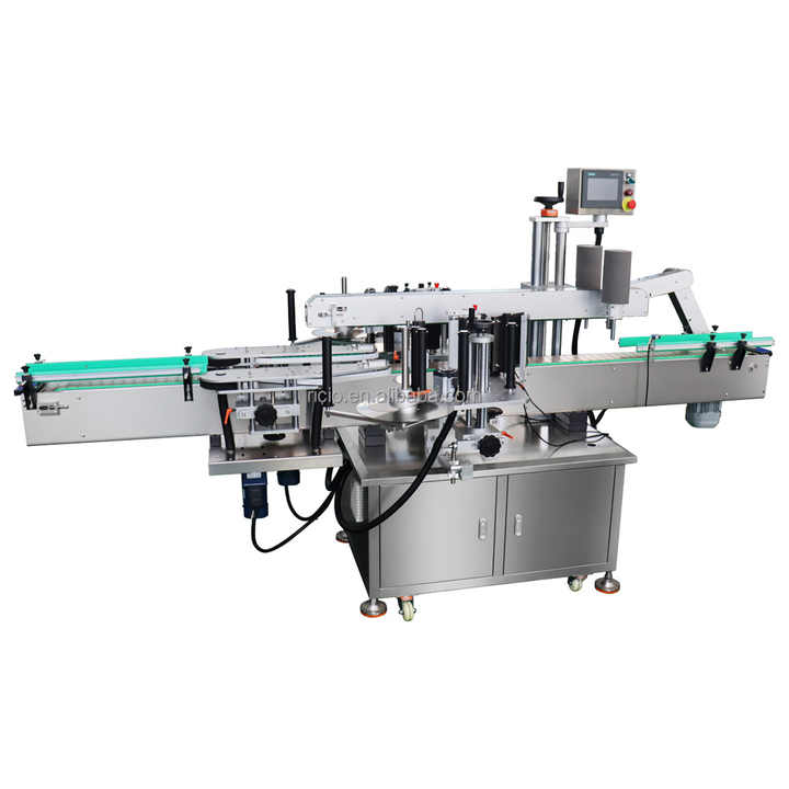 RXL-DS Double-Sided Self-Adhesive Front and Back Labeling Machine for Bottles Bags Papers Metals ...