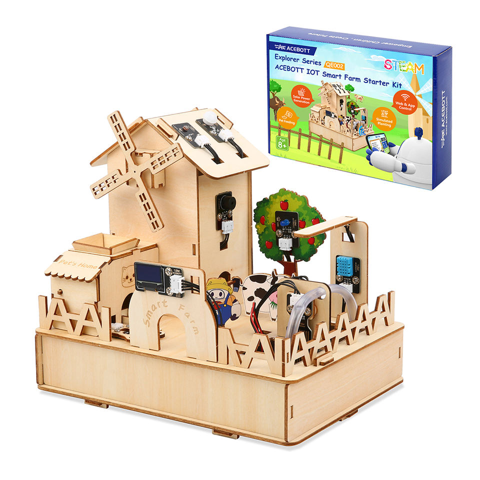 ACEBOTT Smart Farm Starter Education Kit Adult Kids DIY Python ACE Code ...