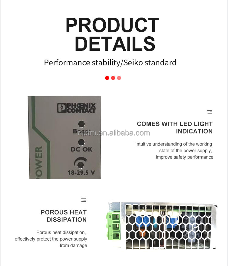 2866750 Phoenix Contact 24v DC Power Supply QUINT-PS/1AC/24DC/ 5 ...