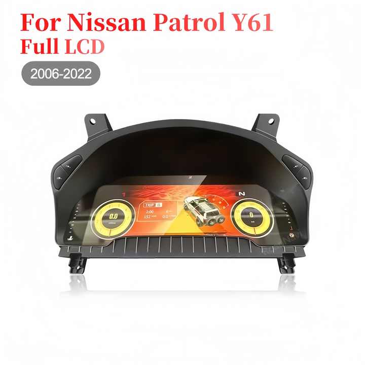 Nissan Patrol Y61 Digital Speedometer Tracker LCD Cluster Upgrade OEM