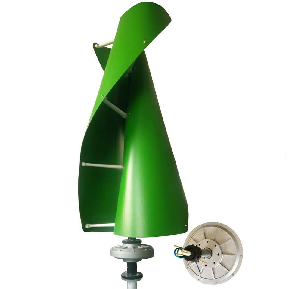 2000W Vertical Maglev Wind Turbine Generator 24V 48V 96V 120V Outdoor ...