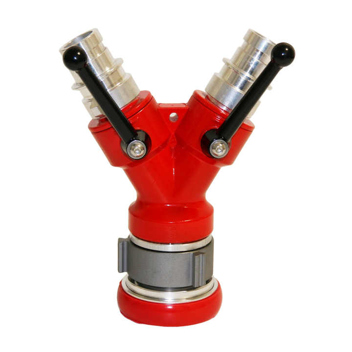 SLfire High-Pressure Fire Hose Manifold Splitter with Dual Valves for ...