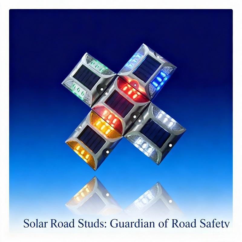 Custom Solar Powered Road Studs Cat Eye LED Reflector IP68 Waterproof ...