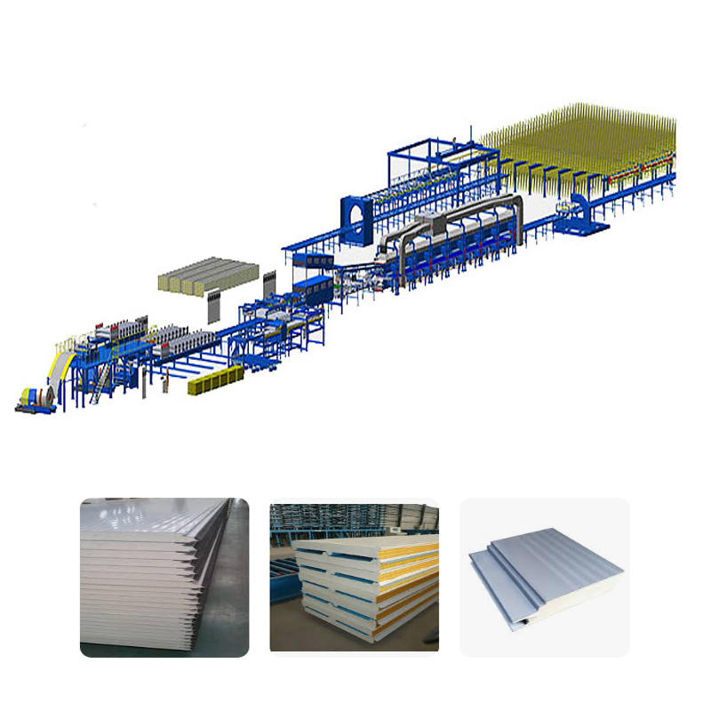 Pu Pir Pur Polyurethane Sandwich Panel Production Line Puf Insulation ...