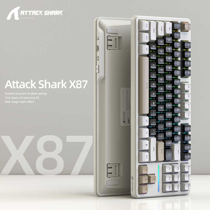 Attack Shark X87 Wireless Mechanical Keyboard for Gaming