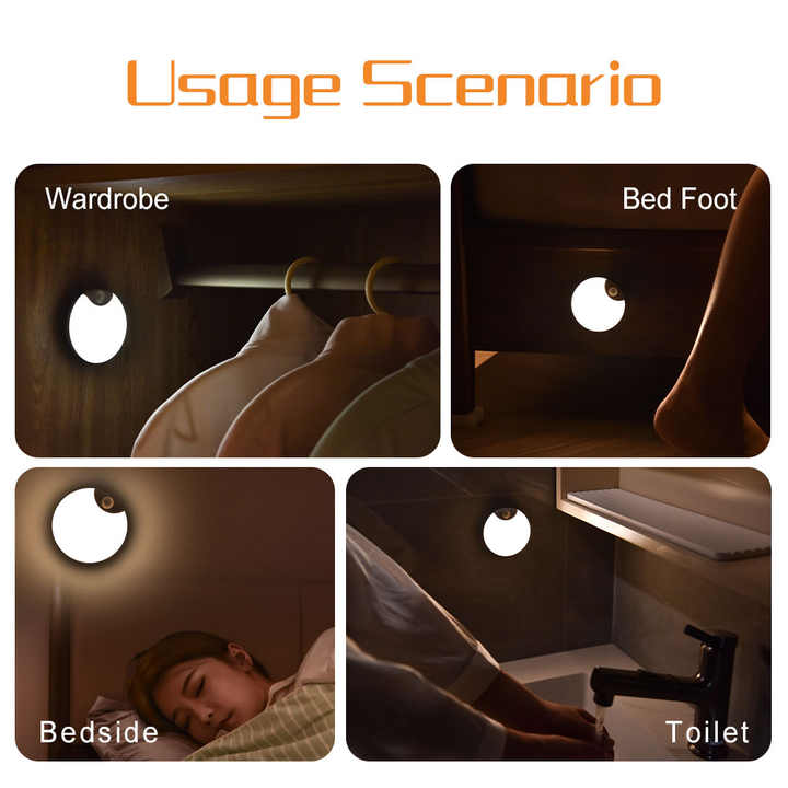 Wireless Rechargeable Path Step Lights with Motion Sensors