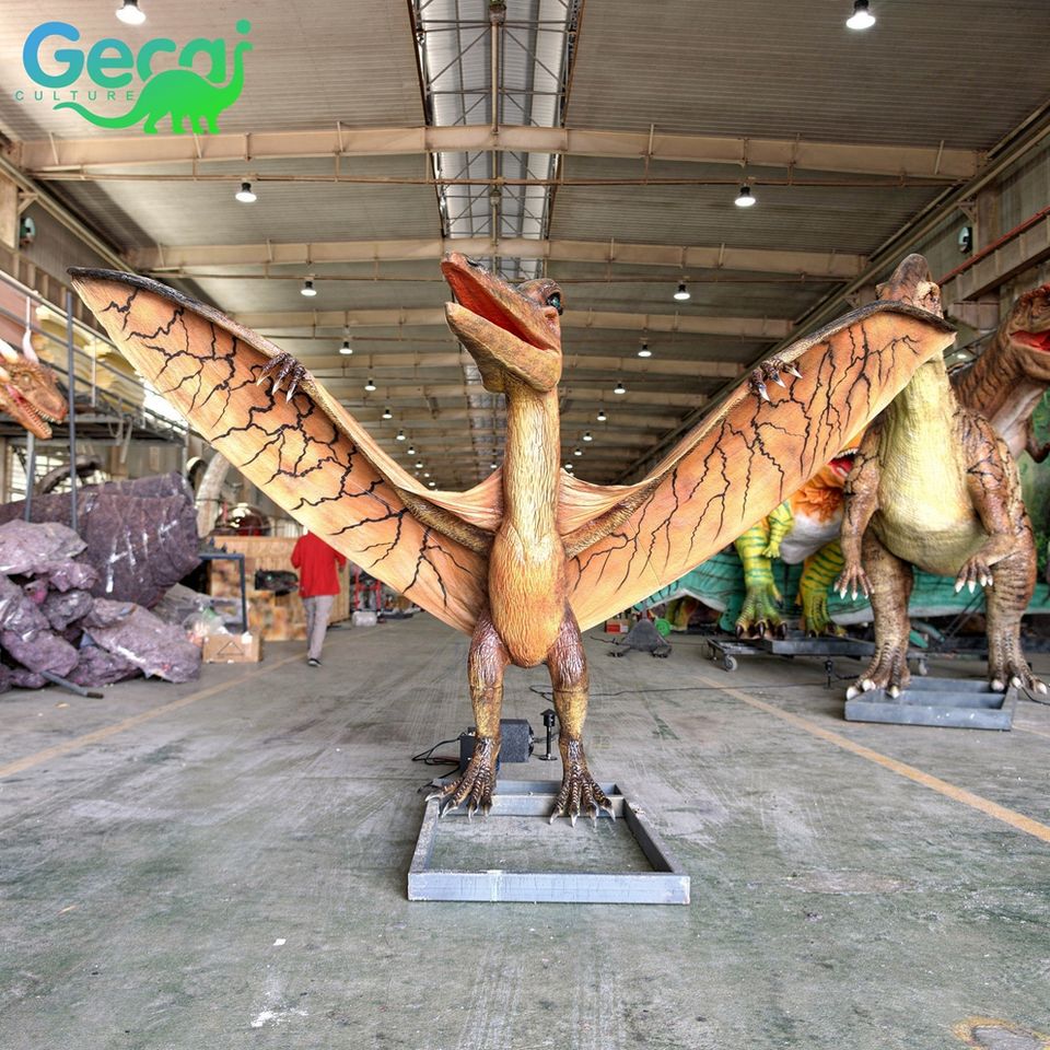 Theme Park Animatronic Simulated Dinosaur Model for Factory Sale Remote ...