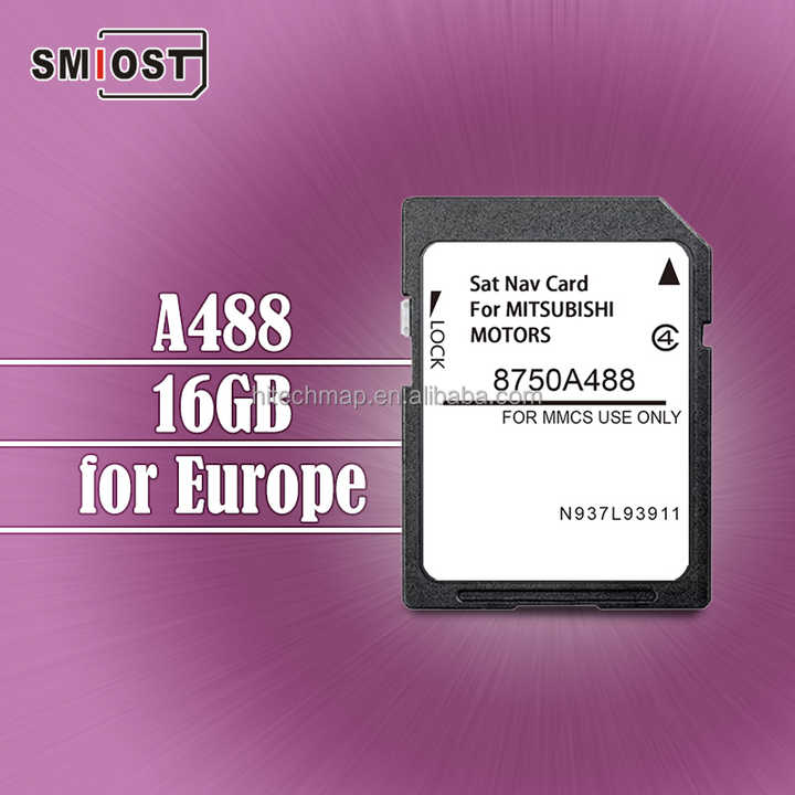 SMIOST 16GB SD Card - Customized Navigation for Mitsubishi L200