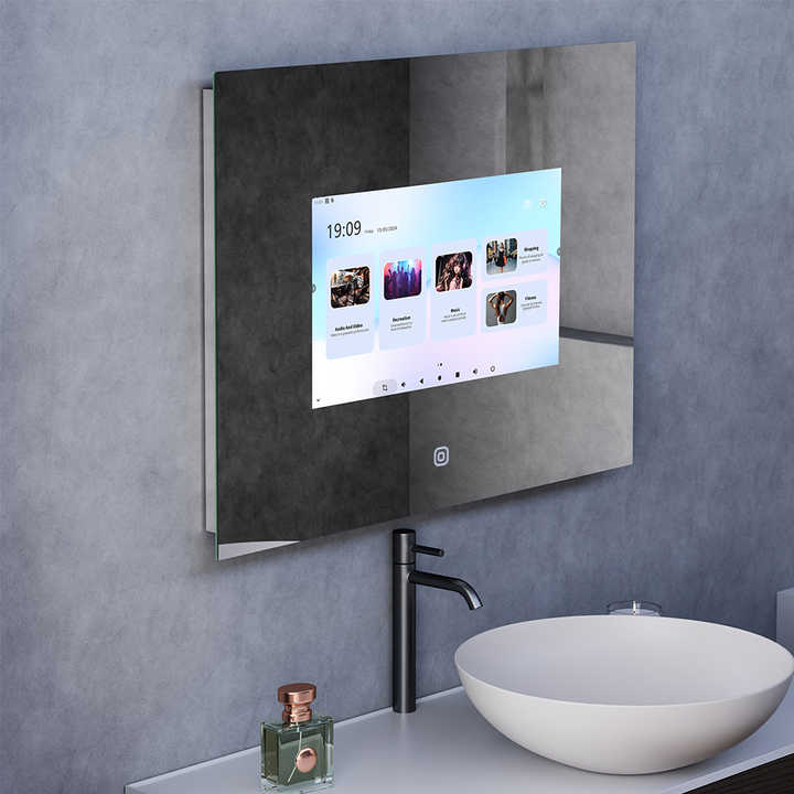 Waterproof Touch Screen LED Android Smart TV Bathroom Magic Mirror
