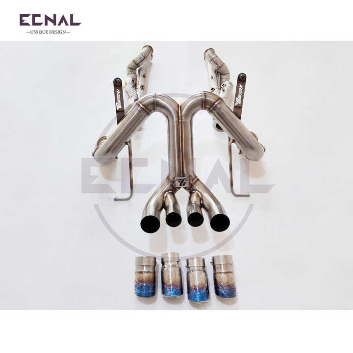 For Lamborghini Lp700 GINTANI Performance Stainless Steel Valve Exhaust ...