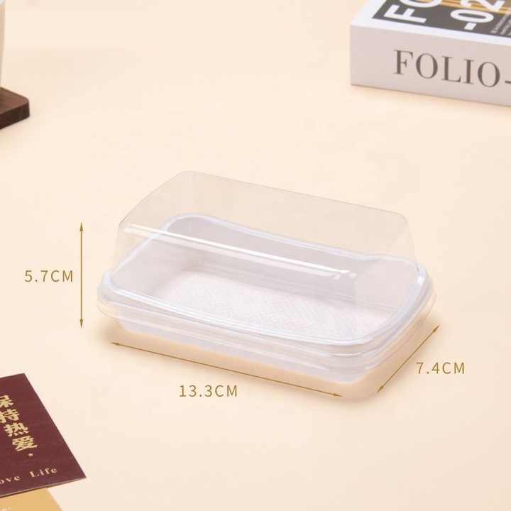 Transparent Plastic Puff Packing Box - Disposable & Durable
